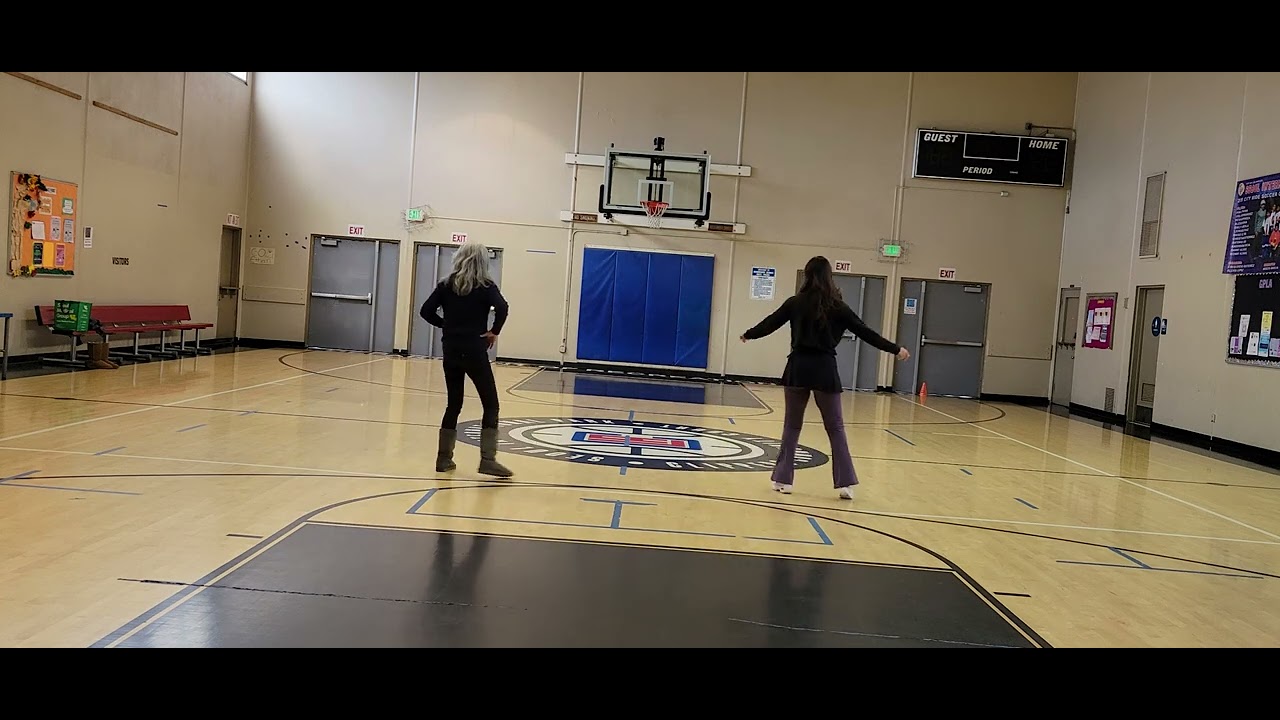 So we Begin line dance. Beginners level. 32cts - YouTube