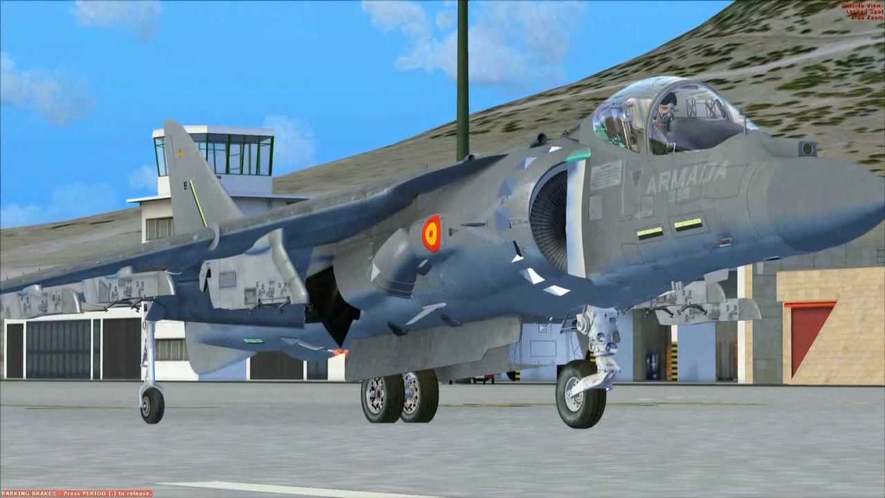 RAZBAM AV-8B HARRIER II PLUS Armada Española 9a. Escuadrilla - YouTube