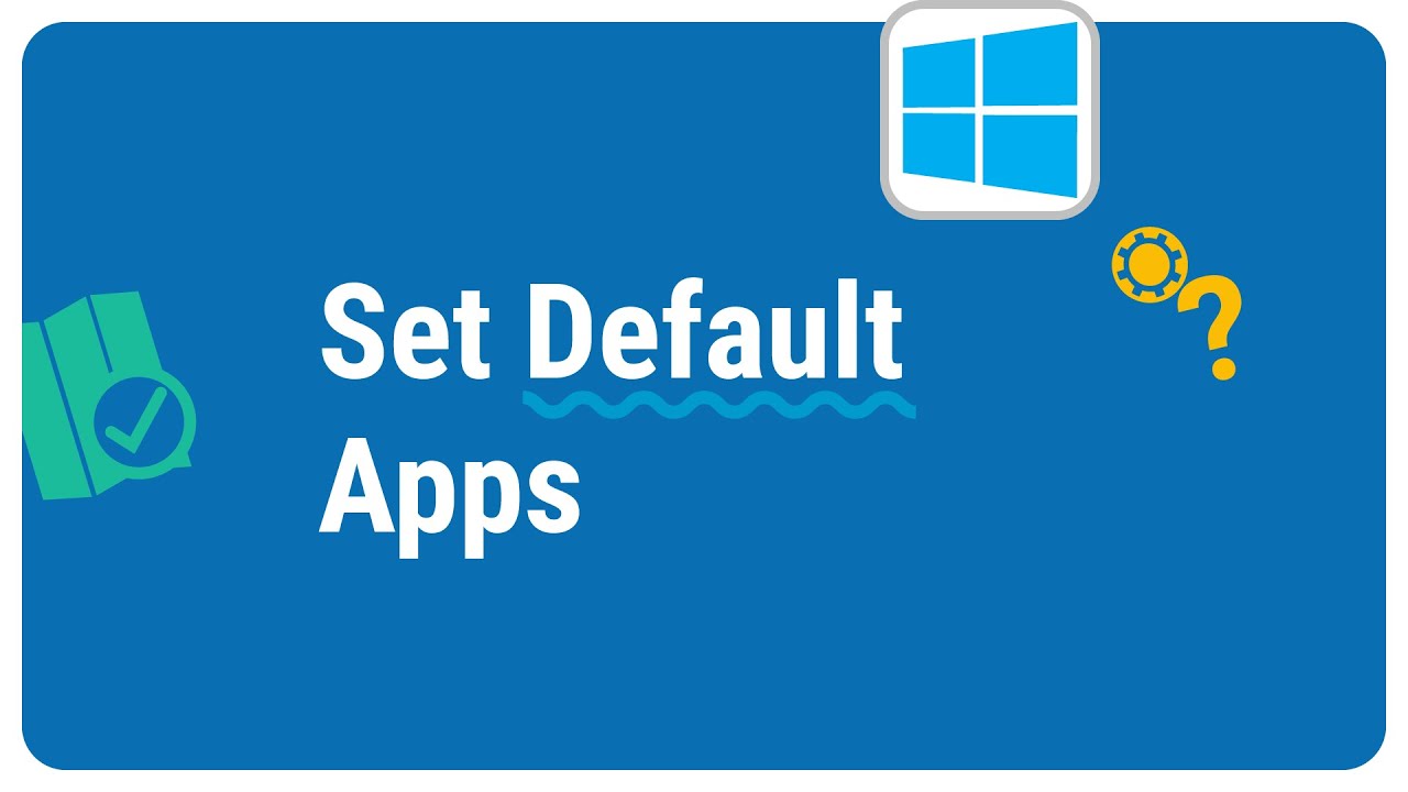 Set Default Apps on Windows 10 or 11 – Choose Apps by File Type - YouTube