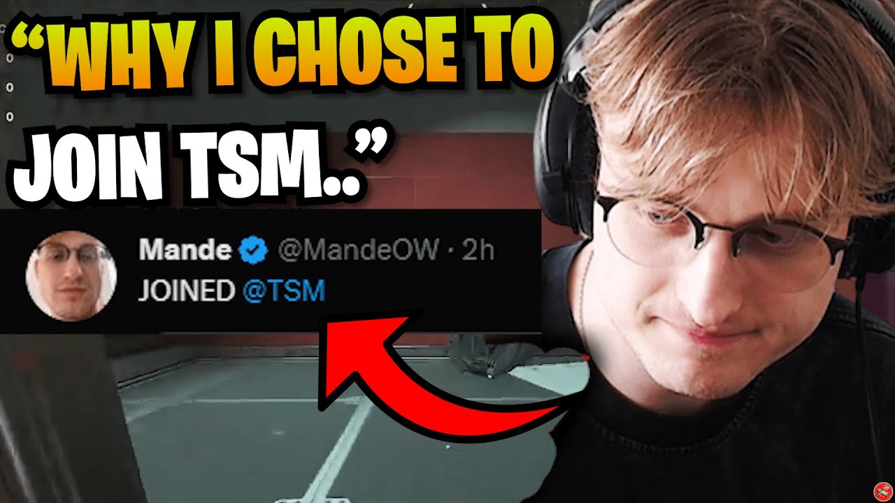 Mande reveals why he ONLY wanted to join TSM and not other Orgs.. - YouTube