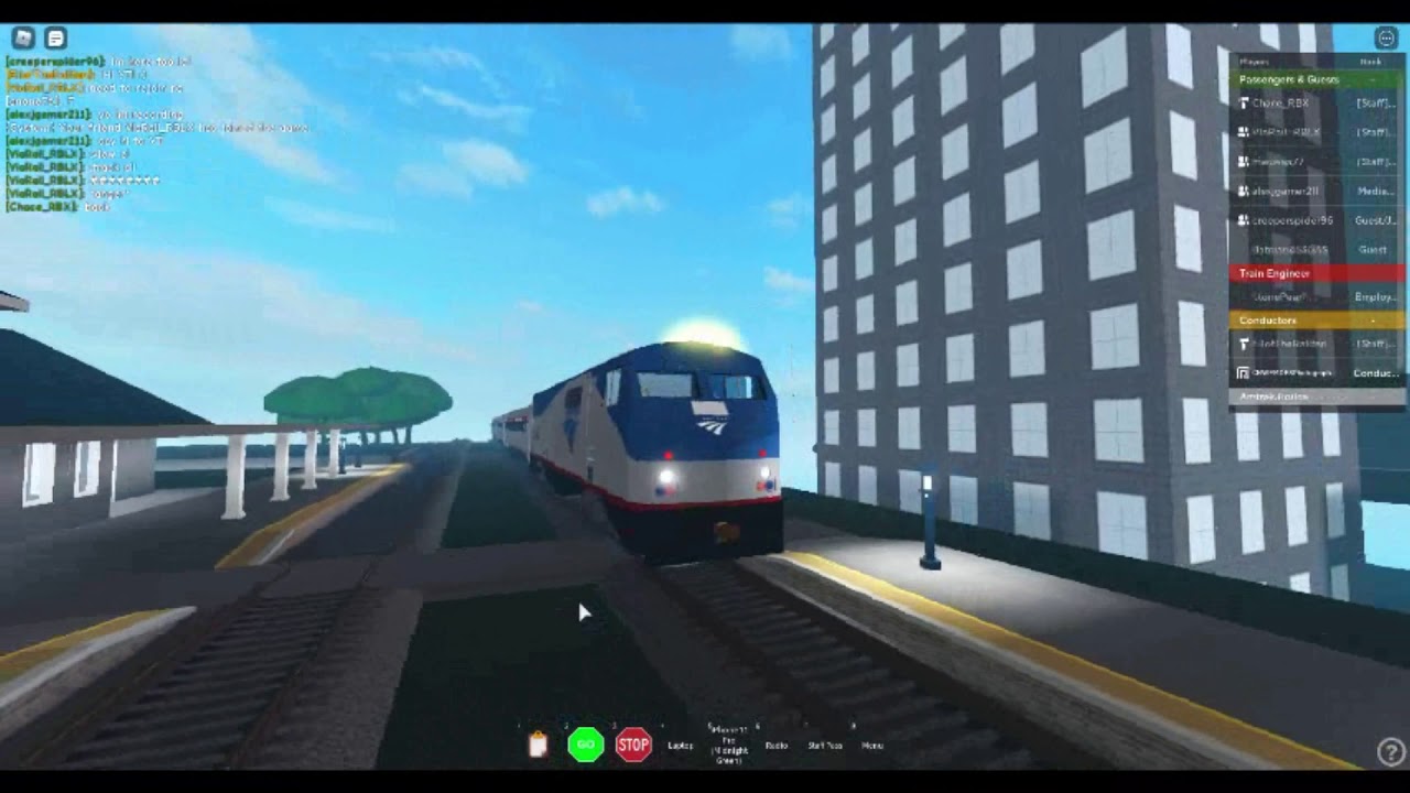 ROBLOX Amtrak Cardinal Train Run - YouTube