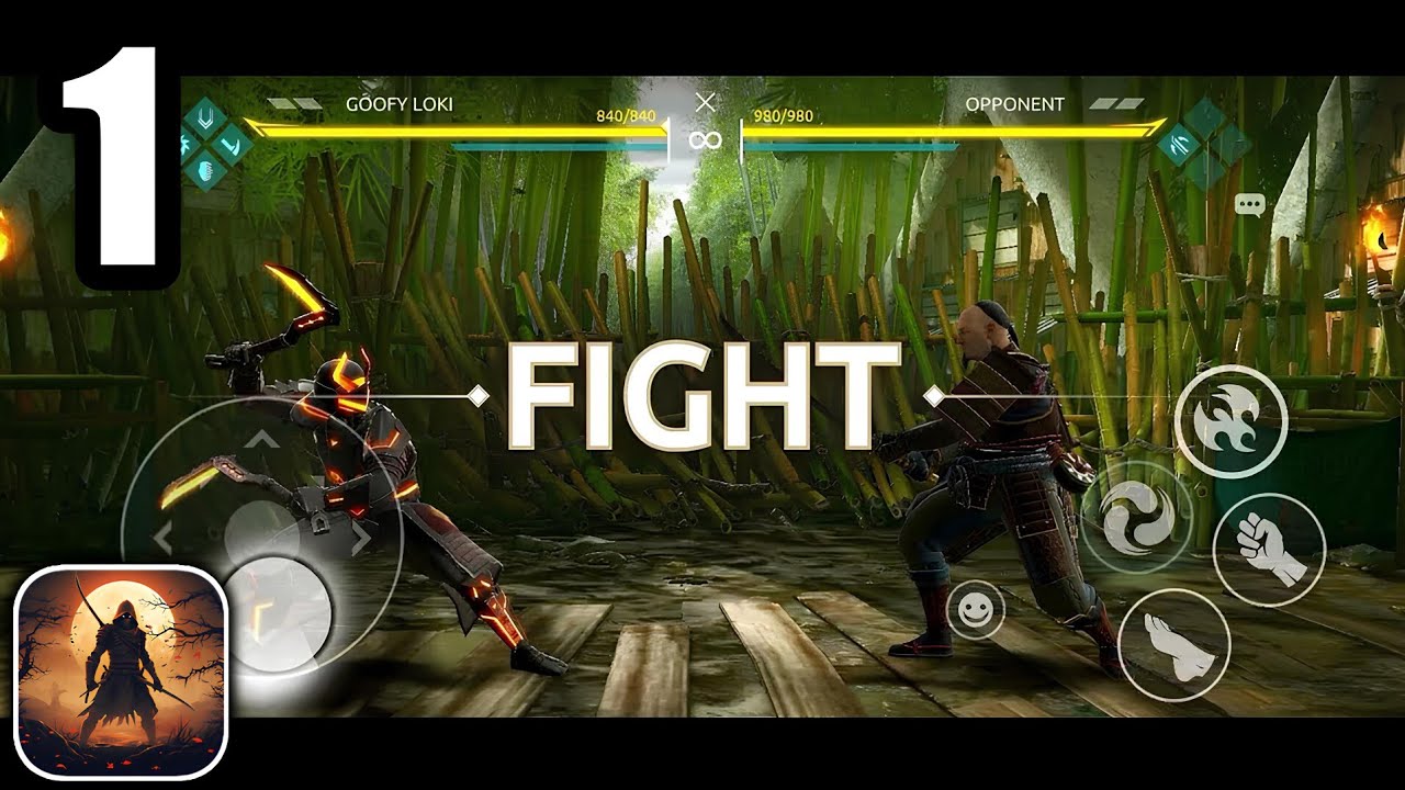 Shadow Fight 4 : ARENA- Gameplay Walkthrough Part-1(iOS, Android) - YouTube