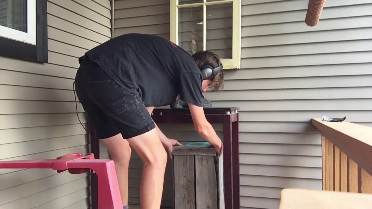 How to make a handle from a stick - YouTube