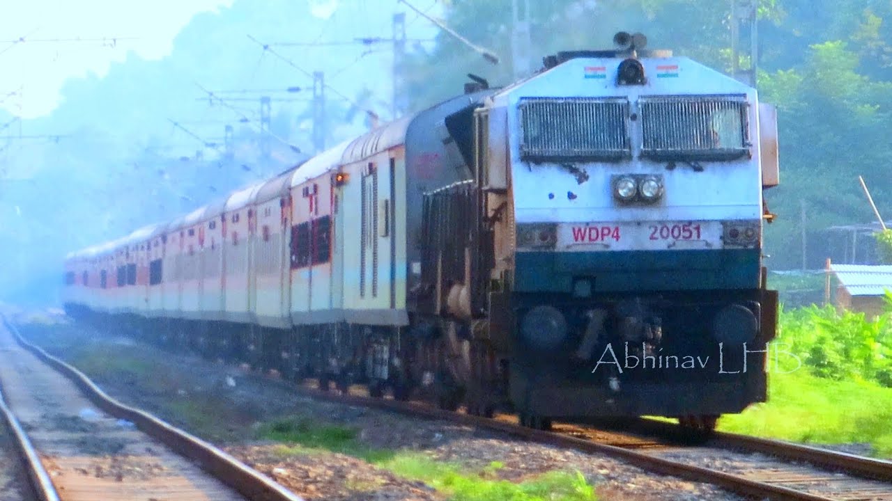 Classic WDP4 EMD Diesel Locomotive with KAMRUP EXPRESS Special | EMD ...