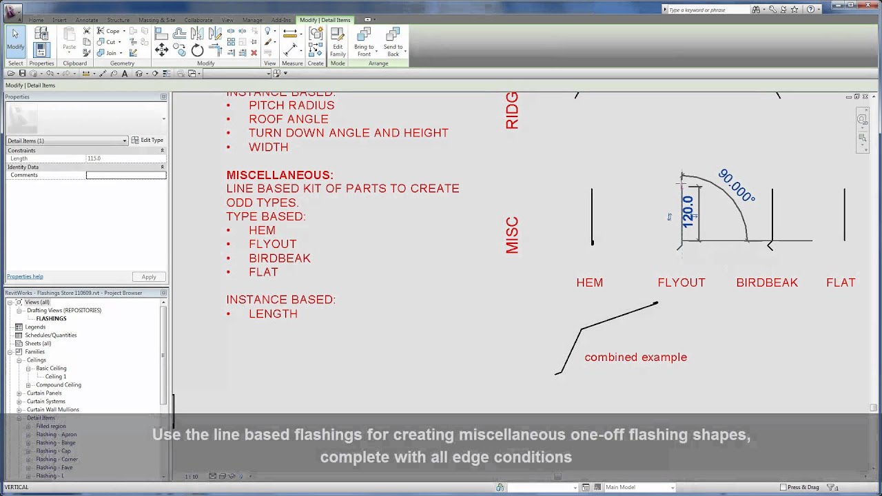 RevitWorks Flashings Overview - YouTube
