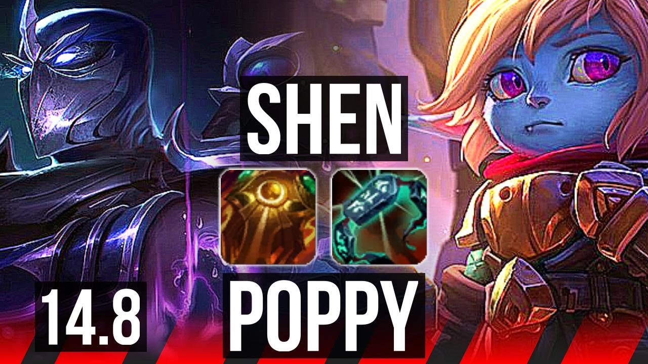 SHEN vs POPPY (TOP) | Rank 2 Shen, 71% winrate, 4/4/21, 30k DMG | NA ...