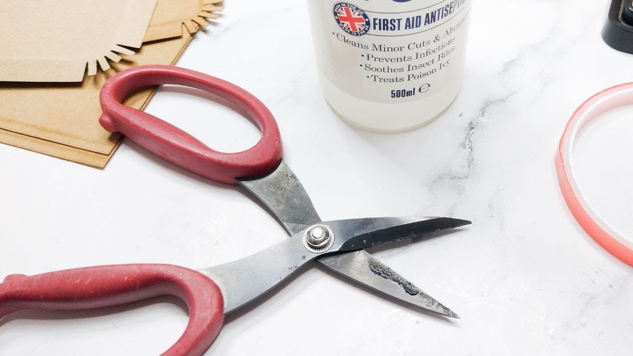 2024: How to Clean NIGHTMARE Sticky Scissors PERFECTLY! - YouTube