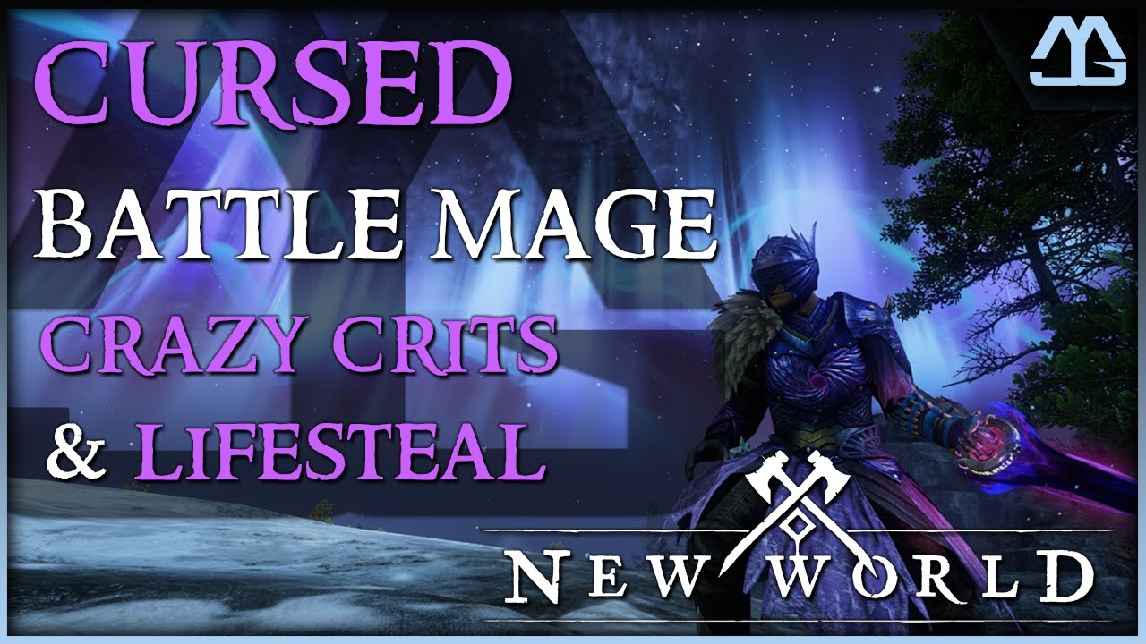 Cursed Battle Mage | Void and Ice Gauntlet Build Guide | New World ...