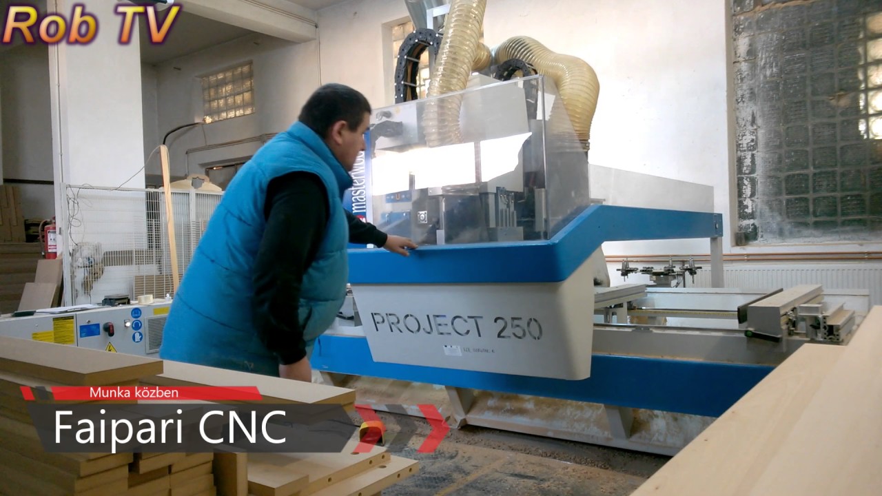 Valakinek dolgozni is kell. Faipari CNC - YouTube