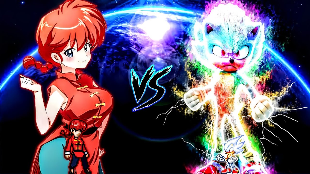 Ranma (New) VS Sonic (all form) in Jump Force Mugen - YouTube