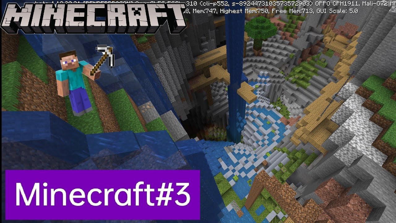 I found a massive cave (Minecraft#3) - YouTube