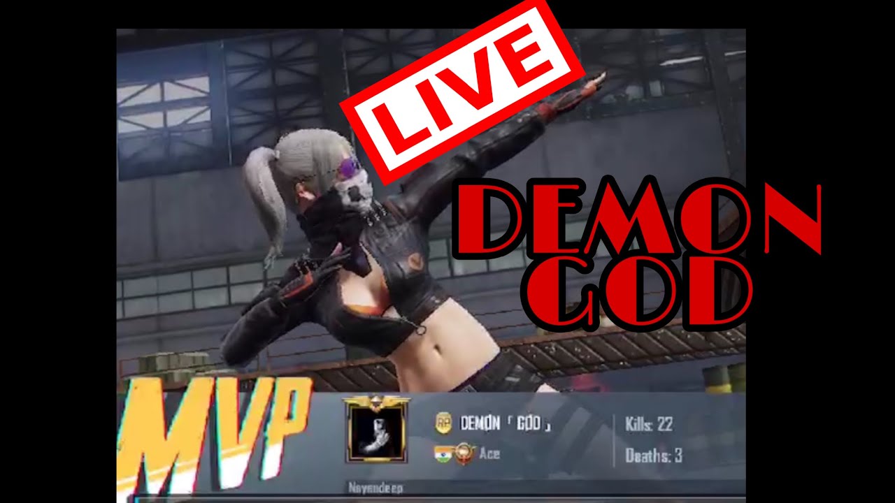 DEMON GOD PUBG MOBILE LIVESTREAM!! GODS ZONE - YouTube
