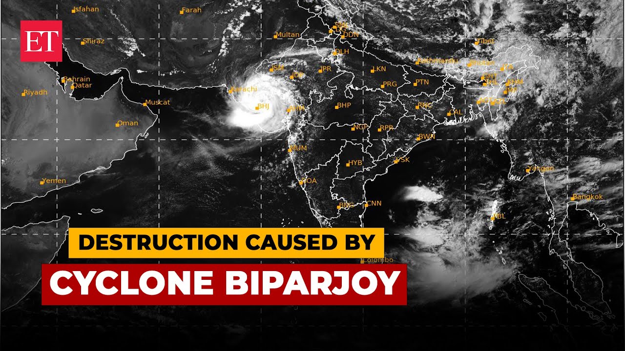 A look at the destruction caused by Cyclone Biparjoy - YouTube