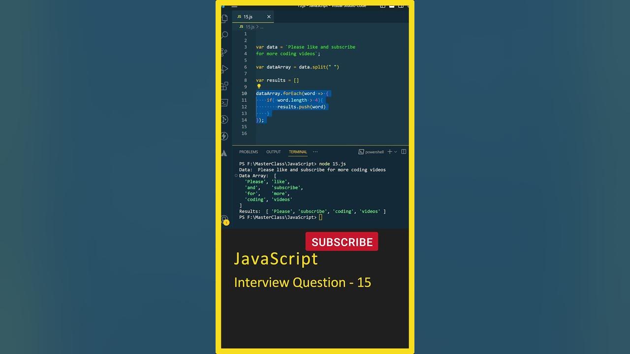 Javascript Tutorial For Beginners Javascript Array Foreach Split Methods Javascript Telugu