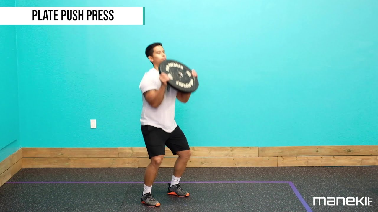 Plate Push Press - YouTube