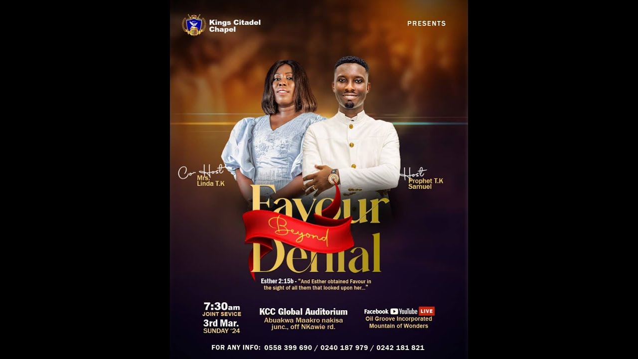 FAVOUR BEYOND DENIAL (JOINT SERVICE) II 03.03.24 II WITH PROPHET T.K @ KCC GLOBAL (HQS) GHANA ...