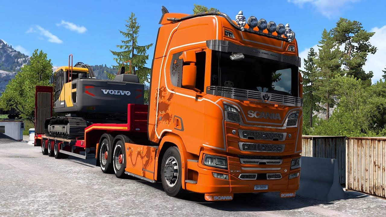 Epic Road Trip Adventure in a Giant Hauler Truck! Euro Truck Simulator ...