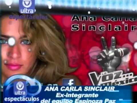 Ana Carla Sinclair de La Voz México - YouTube