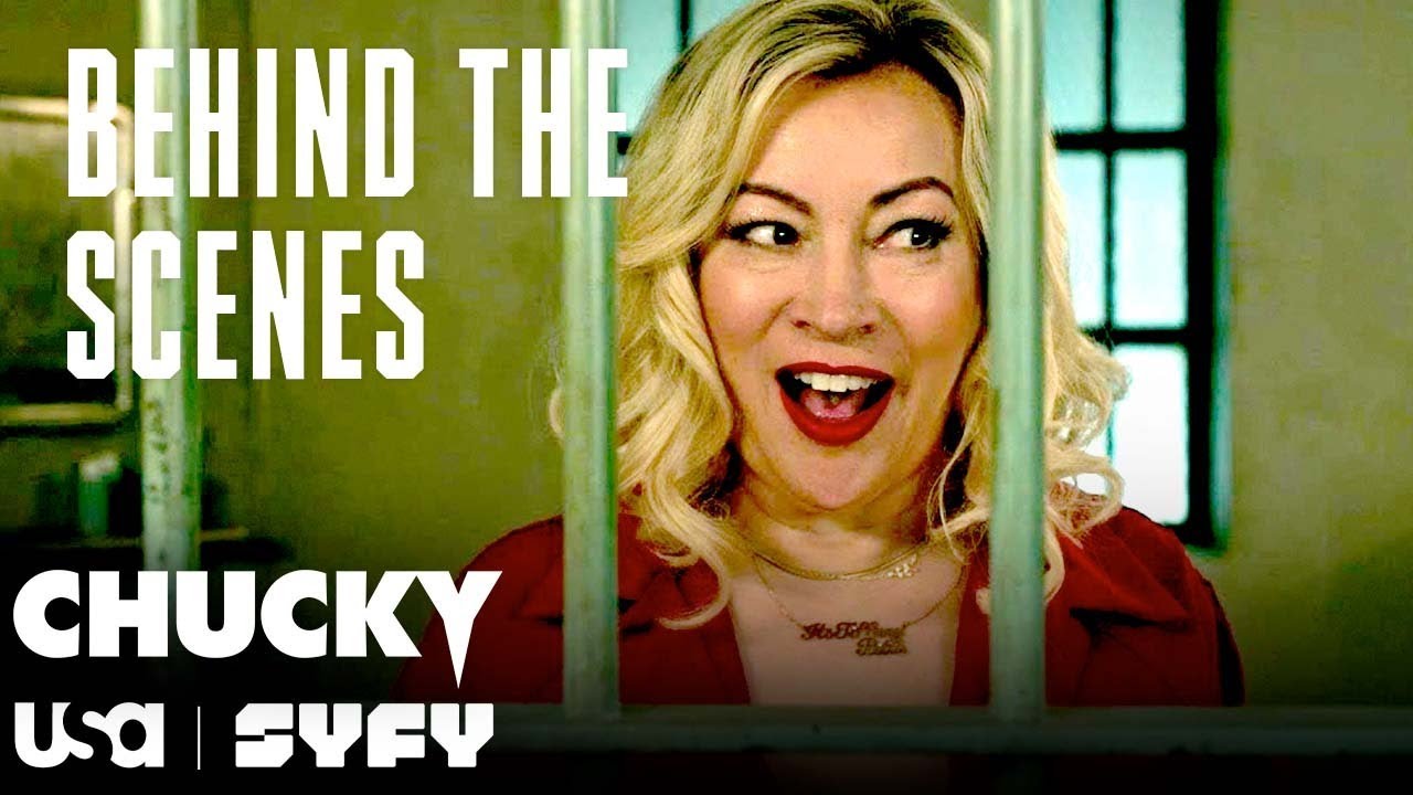 Jennifer Tilly Gives Prison Tour on Set of 'Chucky'