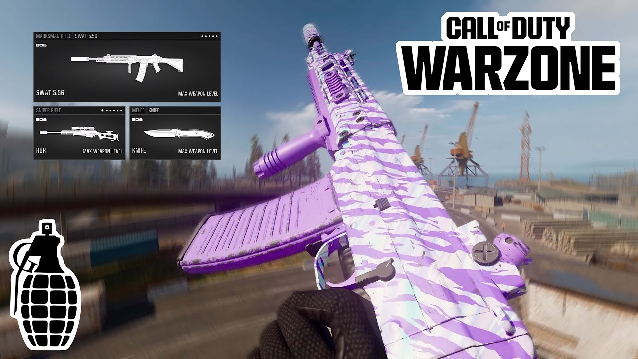 Swat 5.56 Grau Conversion Kit Sniper Support in Warzone - YouTube