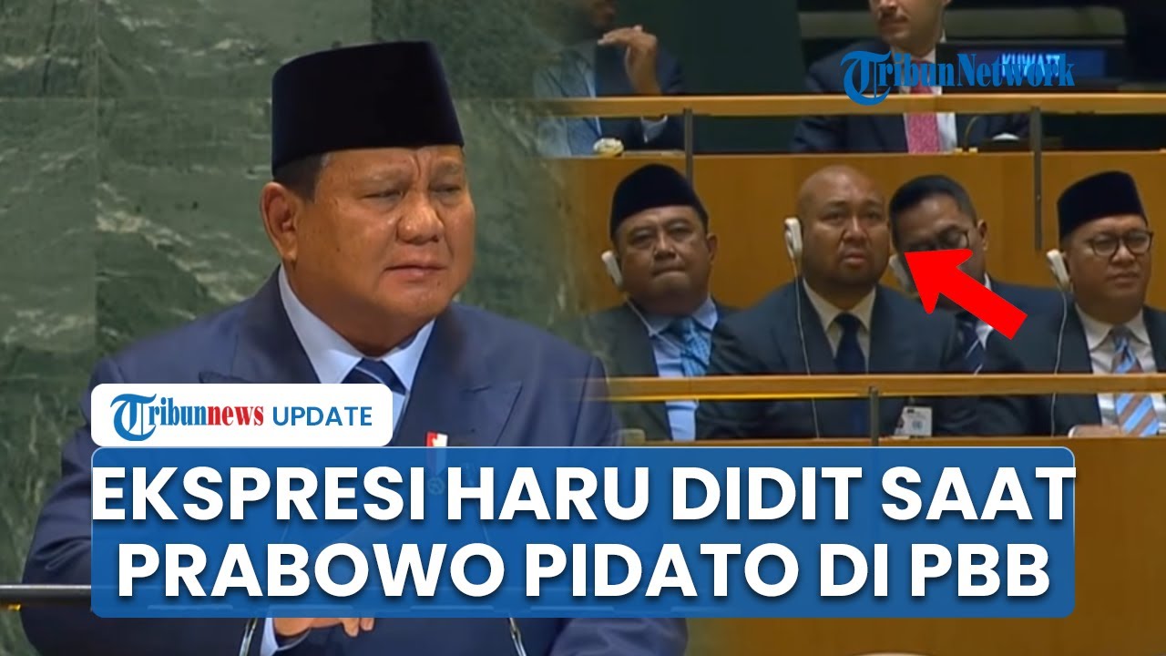 Didit Dampingi Prabowo Pidato Sidang PBB, Tersorot Ekspresi Haru saat ...