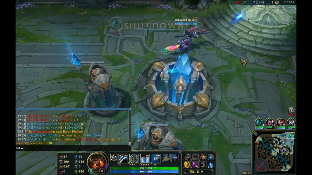 League of Legends EP 75 Champion Lvl 5 Nautilus (part 2) - YouTube