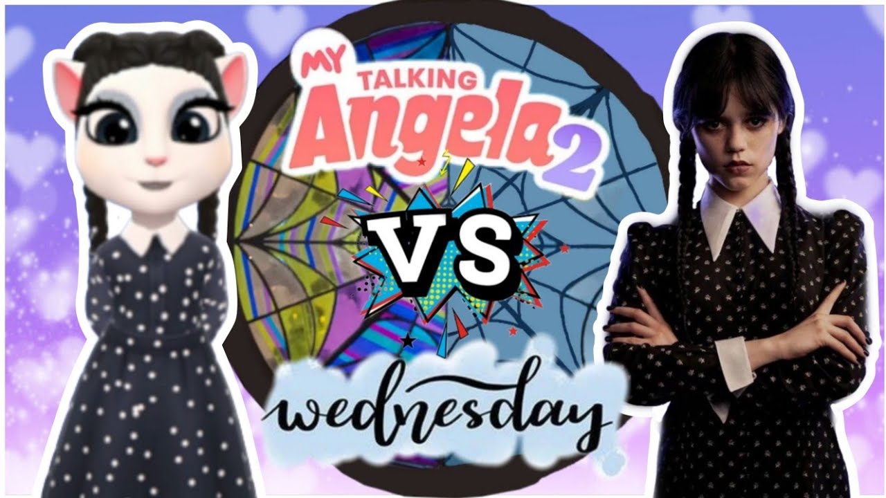Wednesday Addams | My Talking Angela 2 #mytalkingangela2 - YouTube