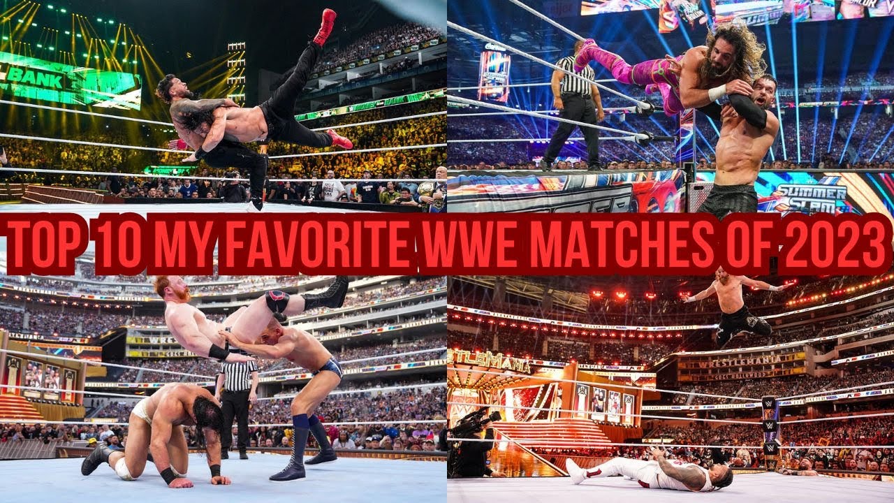 Top 10 my favorite WWE matches of 2023 - YouTube
