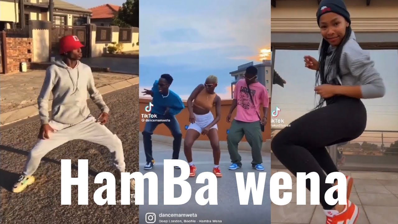 Best Of Hamba Wena Tiktok Dance Compilation - Deep London & Boohle ...