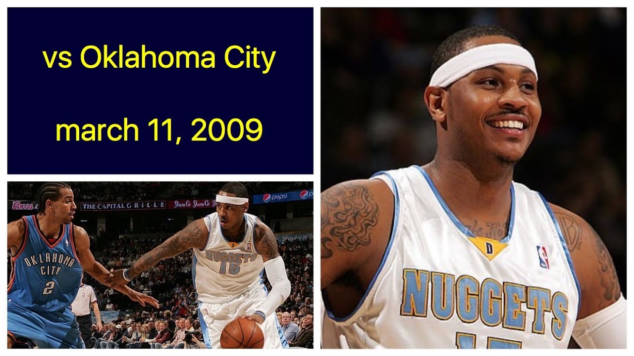 Carmelo Anthony 22 pts vs Oklahoma City Thunder Highlights (march 11 ...