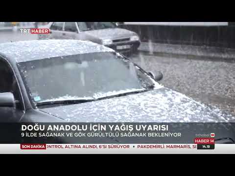 Doğu Anadolu İçin Yağış Uyarısı 7.08.2021 TURKEY