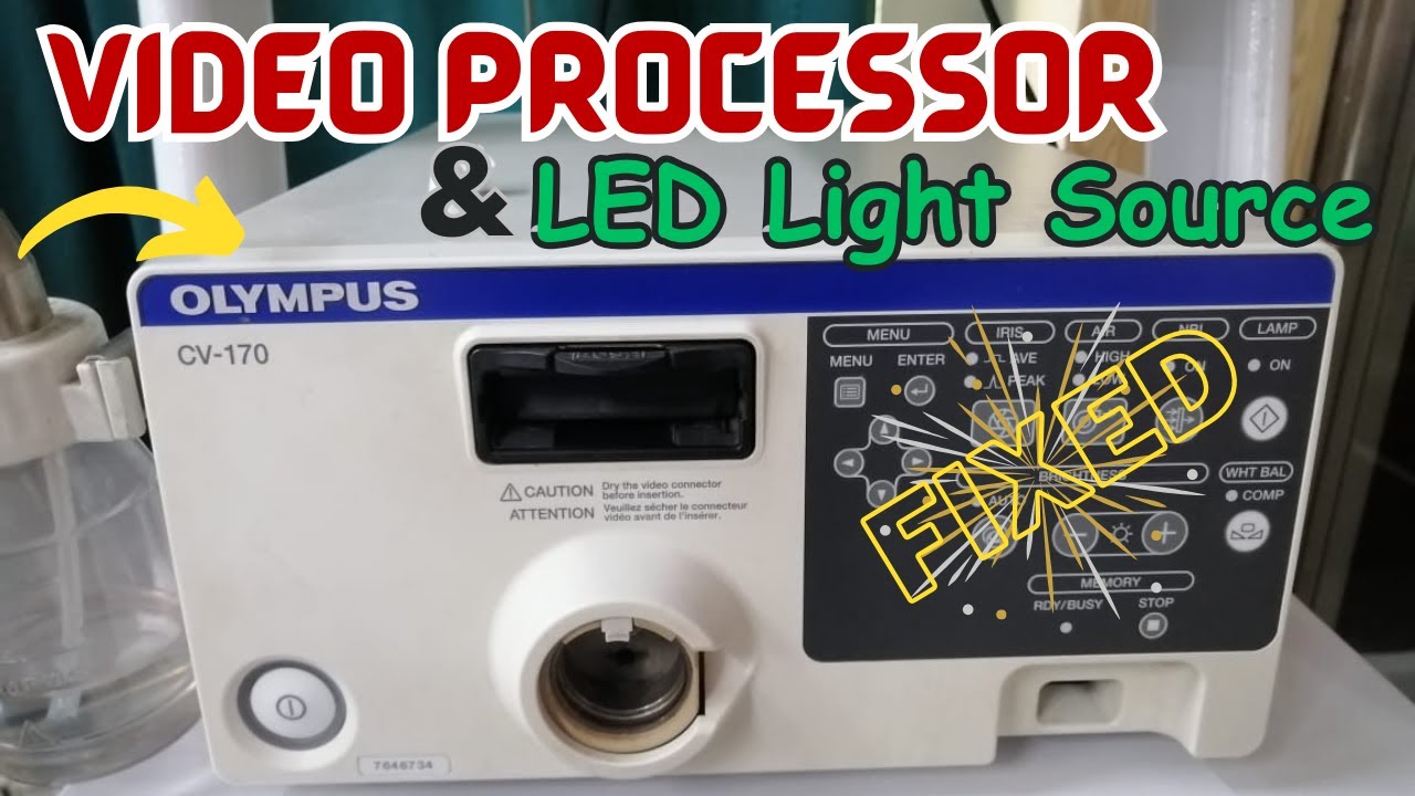 Endoscopy Video Processor Unit Repair | Olympus CV 170 😎 - YouTube