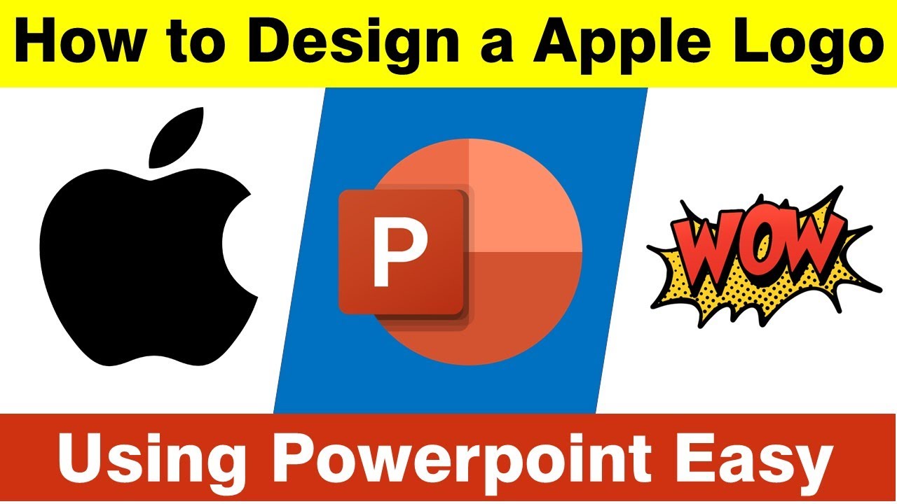 How to Design a Apple Logo Using PowerPoint Easy - YouTube