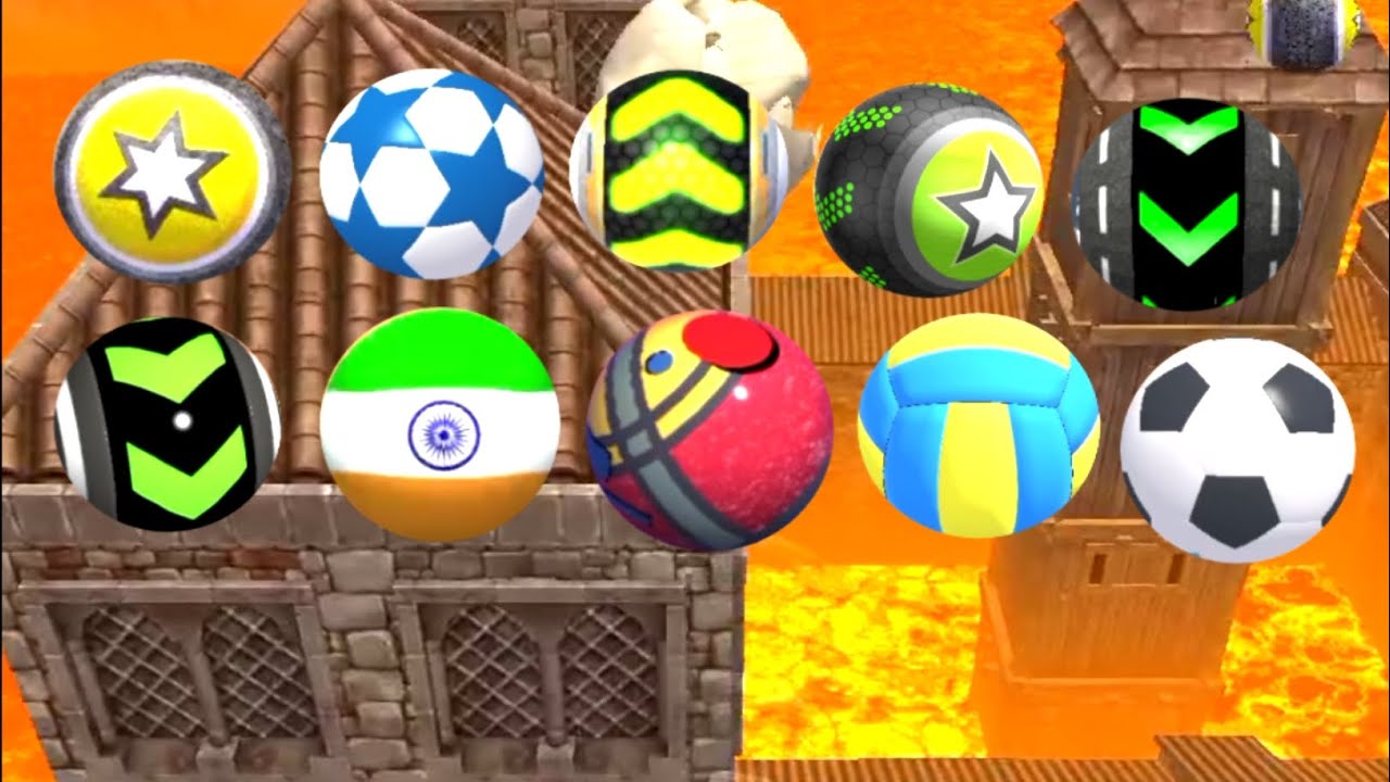 🔥Going Balls VS Action Balls VS Other Ball Games Walkthrough Race 36 ...