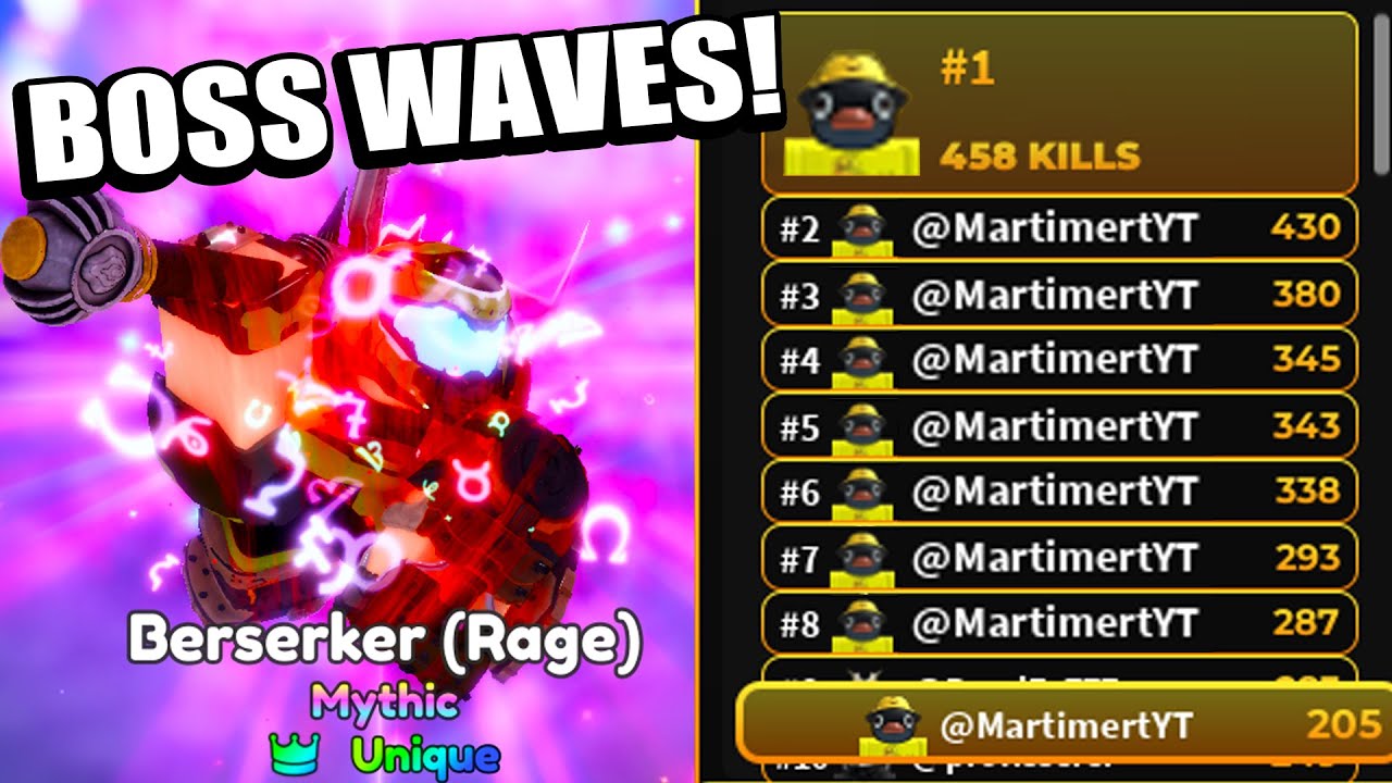 BOSS WAVES = BEST TOURNAMENTS! In Anime Adventures! - YouTube