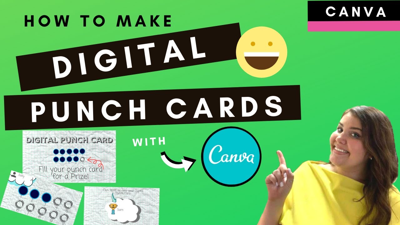 Coffee & Canva Bonus Video: How To Make Digital Punch Cards - YouTube