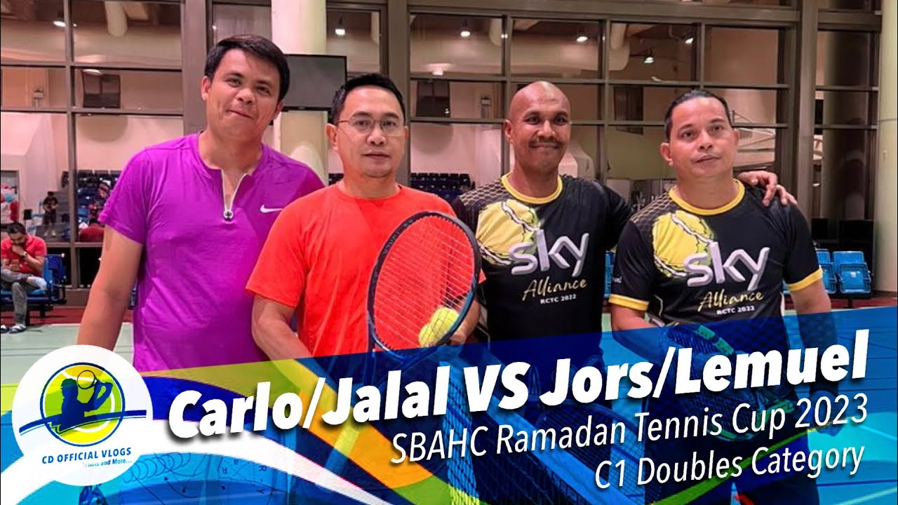 Lemuel/Jors vs Carlo/Jalal | C1 Doubles | SBAHC Ramadan Tennis Cup 2023 ...