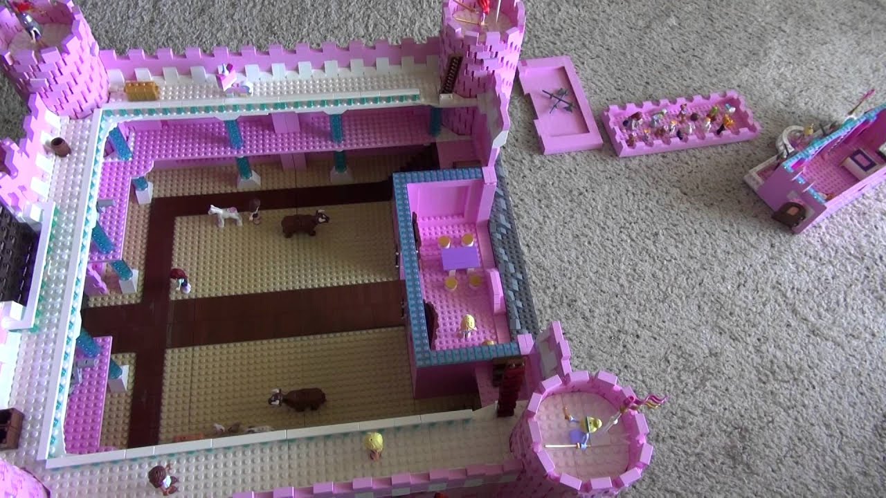 Pink Lego Castle Charlotte v2 - YouTube