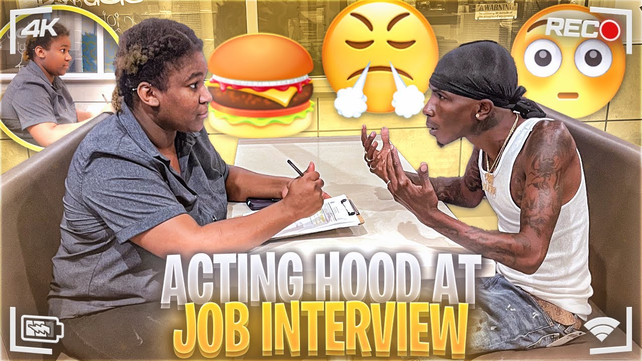 Acting Hood At A Job Interview ( McDonald's ) ( BLY ) - YouTube