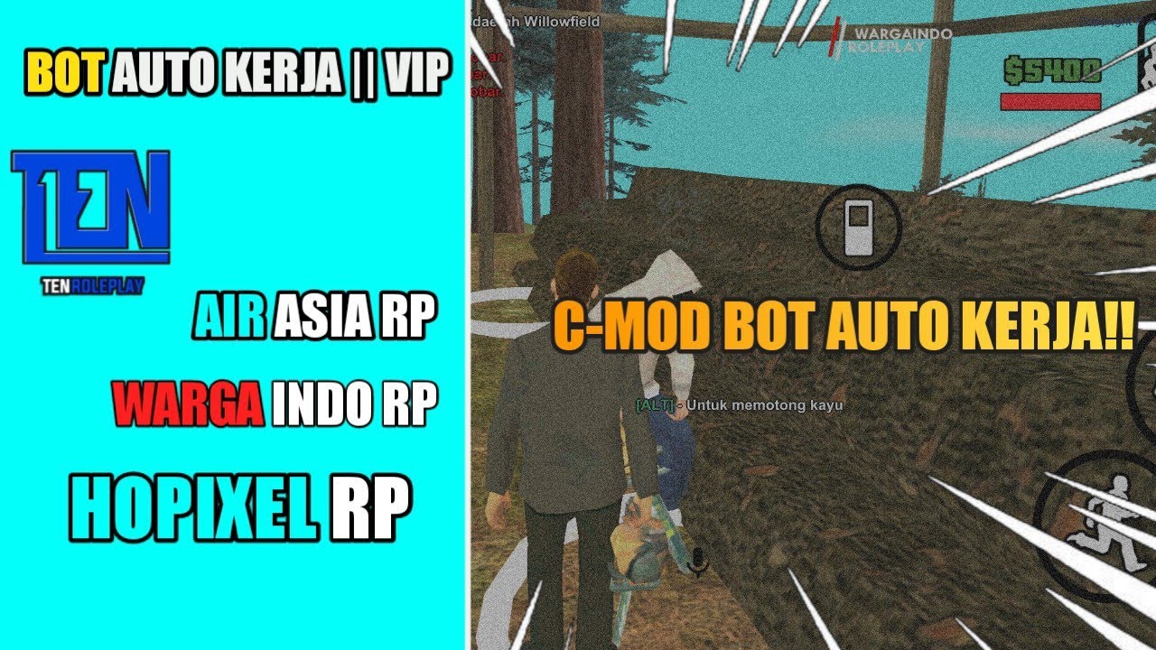 [C-MOD] PREVIEW BOT AUTO KERJA SAMP VIP!! - YouTube