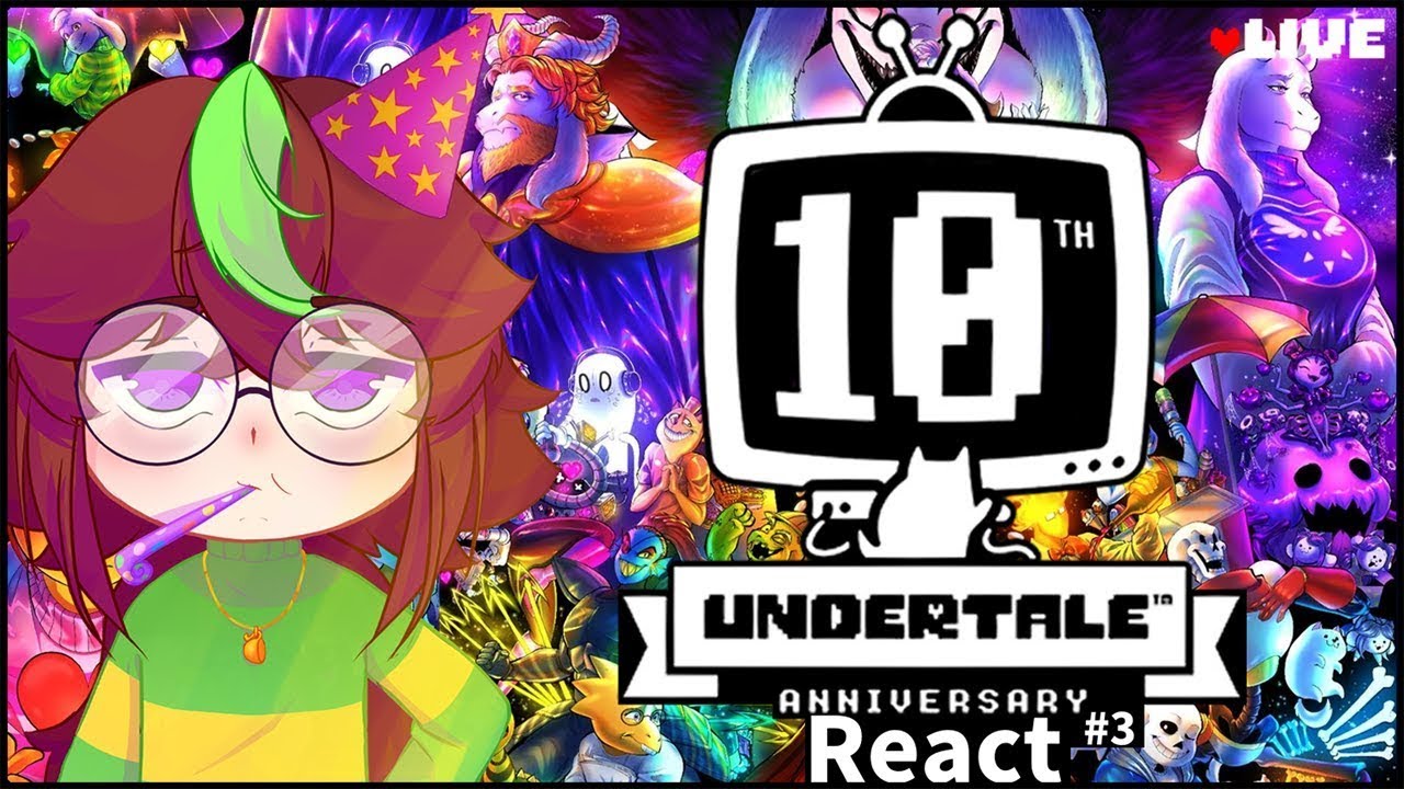 Akiel REAGINDO 10 Anos Undertale Dia 2 FINAL | Vtuber reage - YouTube
