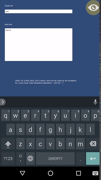 Unity hide mobile input hack - YouTube