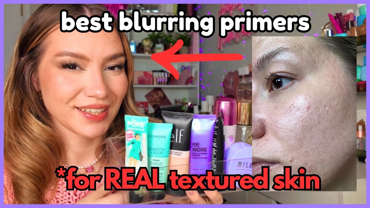 best blurring primers for REAL textured skin💜 - YouTube