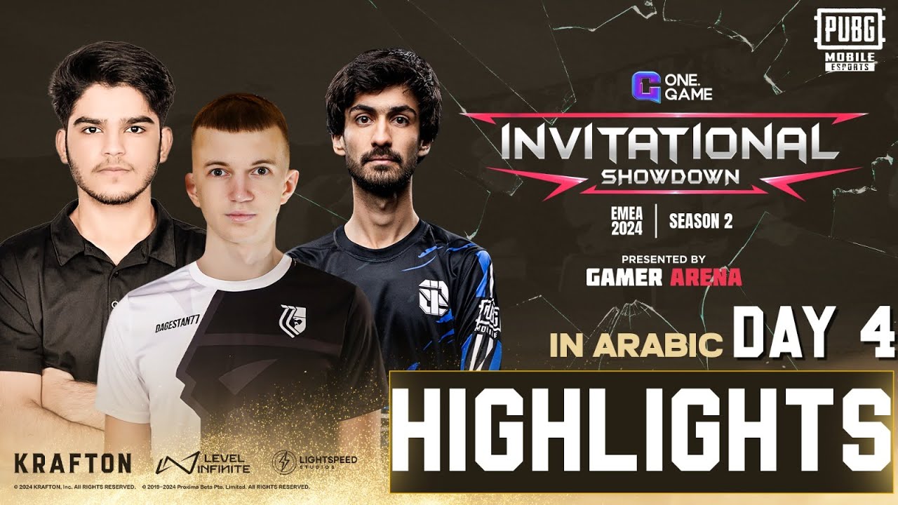 [AR] ONE GAME INVITATIONAL SHOWDOWN S2 | HIGHLIGHTS|EMEA | DAY4 |FT. #KoninaPowerPubgM‬ ‪#lakers ...
