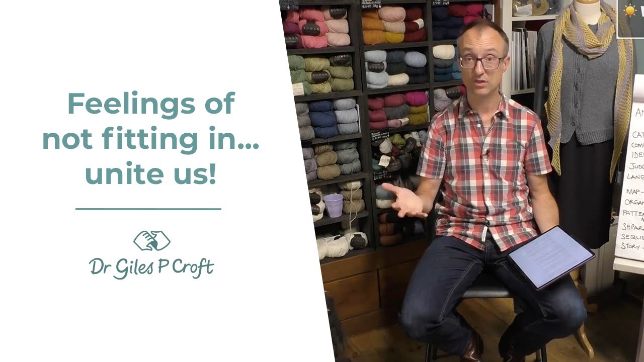 Feelings of not fitting in… unite us! - YouTube