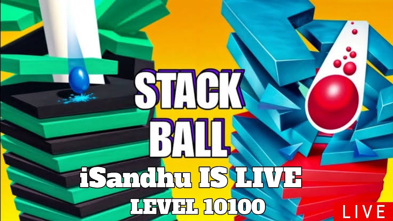 Live Stack ball 3d 🏀 highest score level 10100 challenges 🎮 # ...