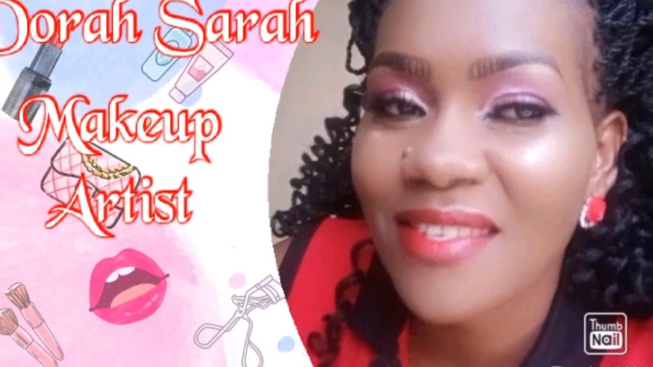HOW TO DO EYESHADOW MAKEUP & APPLY FALSE LASHES. Dorah Sarah. - YouTube