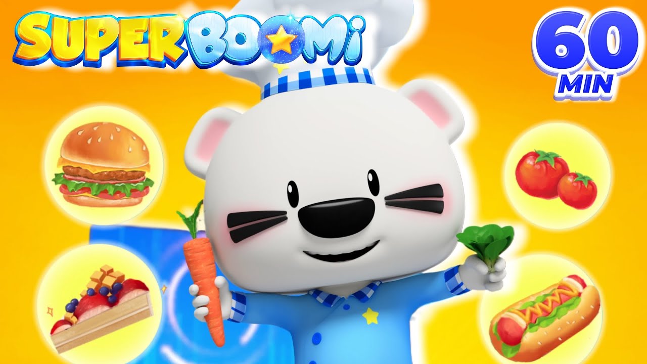 Boomi's Ultimate Food Adventure! 🍰🍭🍔 | Kids Cartoon Compilation | Super ...