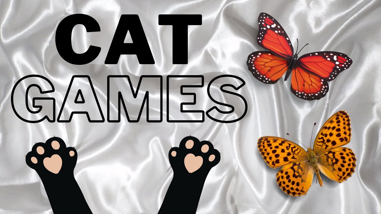 CAT GAMES - Catching Butterflies! Entertainment Video for Cats to Watch ...