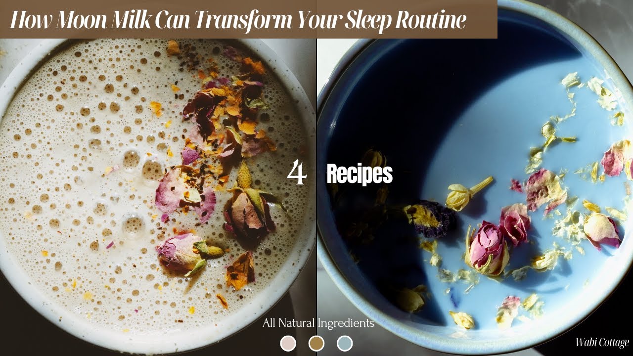 Nightly Rituals: How Moon Milk Can Transform Your Sleep Routine / 4K ...